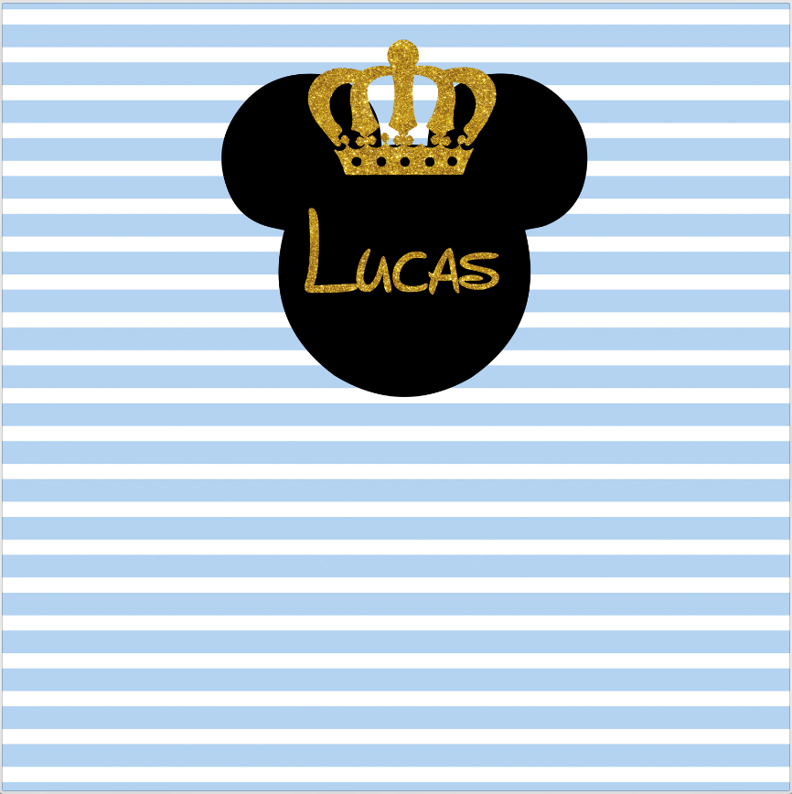 mickey mouse backdrop blue