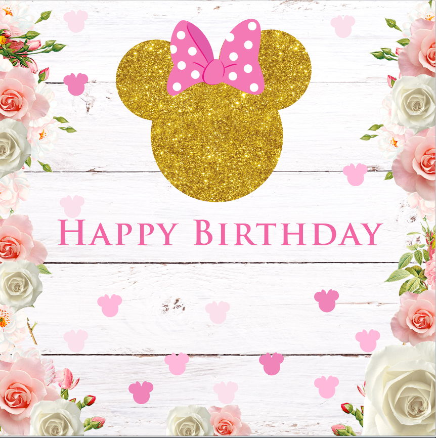 minnie mouse head background